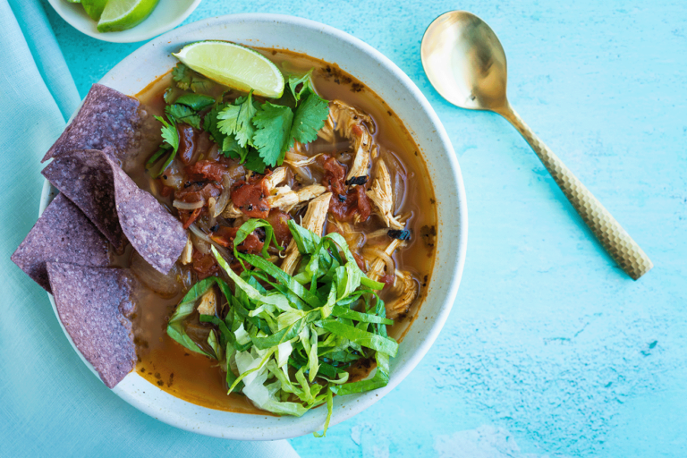 Yucatan-Style Chicken Tortilla Soup - Nourish Evolution