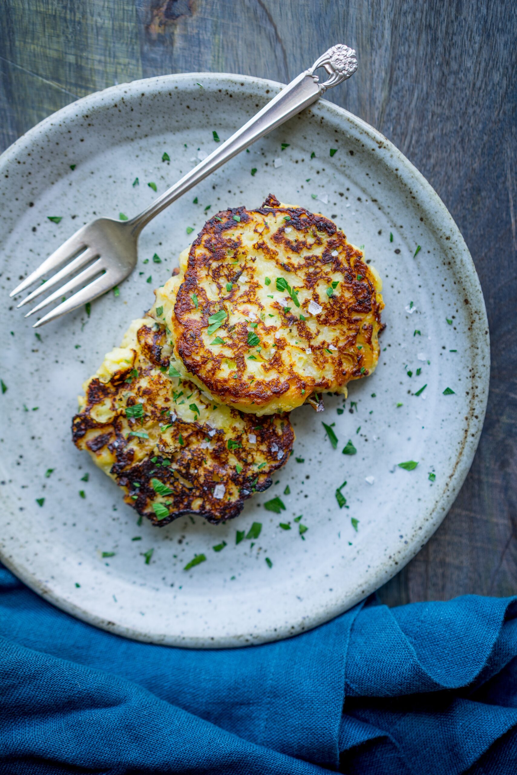 Crispy Mashed Potato Cakes - Nourish Evolution
